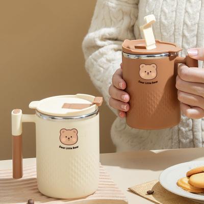 Chine Goutte de café en acier inoxydable 304 450 ml directe avec poignée et logo de couleur personnalisé à vendre