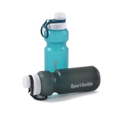 Cina Creativa personalizzata 500ml 600ml 750ml Bottiglia d'acqua di plastica per campeggio Viaggi Fitness in vendita