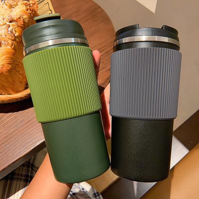 China 450 ml Kapazität Edelstahl Kaffeetasse Thermische tragbare Reise-Tumbler Leck-proof Becher zu verkaufen