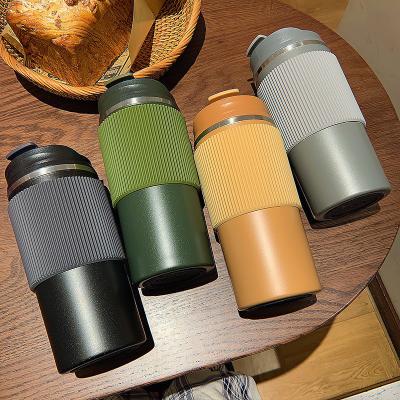 China 450 ml Kapazität Custom Logo Edelstahl Kaffeetasse Außen Vakuumthermos Isolierung zu verkaufen