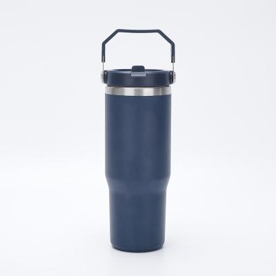 Chine 20 oz/30 oz en acier inoxydable tumbler isolation de la tasse à vide avec la preuve de fuite Flip et paille à vendre
