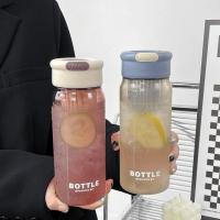 China PP Plastic 650ml Portable Drinking Water Bottle with Strainer Custom Logo for sale