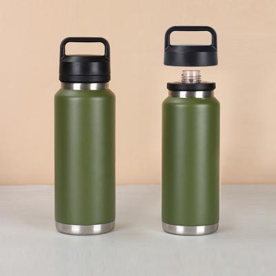 Chine 18 oz 26 oz 36 oz Bouteilles d'eau isolées sous vide Caps en acier inoxydable pour les sports Portables à vendre