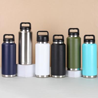 China Bullet Leakproof 18oz 26oz 36oz Stainless Steel Water Bottle Double Wall Vacuum Insulated Kids Wide Mouth Flask with Portable Lid for sale