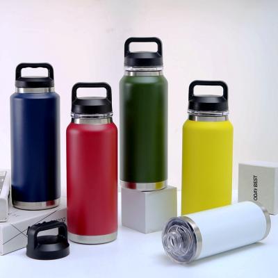 Chine 18 oz 26 oz 36 oz Logo imprimé sur mesure Bouteille d'eau en acier inoxydable avec échantillon de couverture à vendre