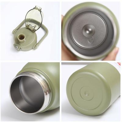 Cina 1000 ml 316 bottiglie doppio strato in acciaio inossidabile con coperchio e maniglia tenete caldo-freddo 12 ore Logo personalizzato in vendita