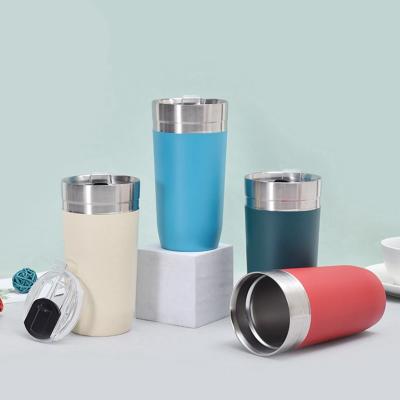 Chine 16 oz double mur isolé en acier inoxydable Logo personnalisé à vendre