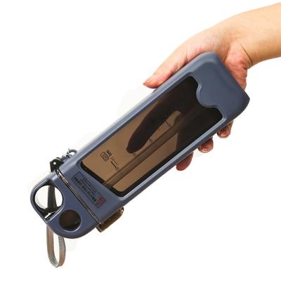 Cina Isolamento termico Nessuna Portatile 350 ml di plastica senza Bpa Bottiglia d'acqua a forma quadrata con corda a mano in vendita