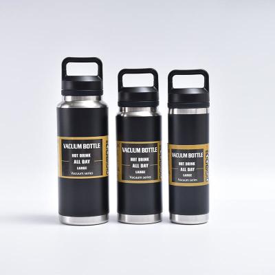 China 600ml 800ml 1.1L Stainless Steel Vacuum Flask Leak Proof Straw Insulated Water Bottle for sale