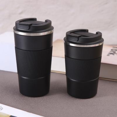 China 380ML 304 Stainless Steel Thermos Vacuum Flask Colorful Custom Logo Travel Coffee Mug Reusable Bottle for sale