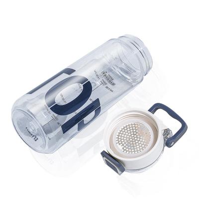 Cina Bottiglia di acqua potabile in plastica senza BPA con maniglia e accessori in vendita
