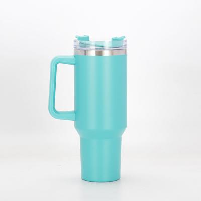 40OZ Stainless Steel Vacuum Insulated Bottle with HANDGRIP Leakproof and Custom Logo