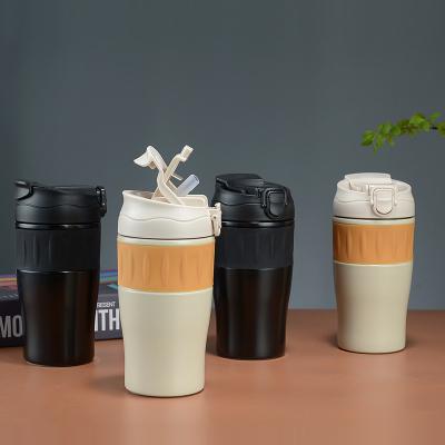 Китай Минималистский дизайн стиль 500 мл изолированная чашка для кофе портативная бутылка с водой из нержавеющей стали продается