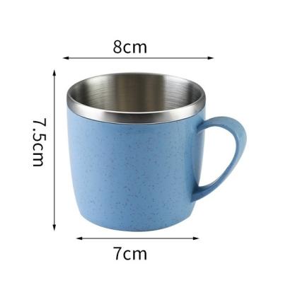 Cina Coppia in acciaio inossidabile da 220 ml a prova di doppia stiratura in vendita