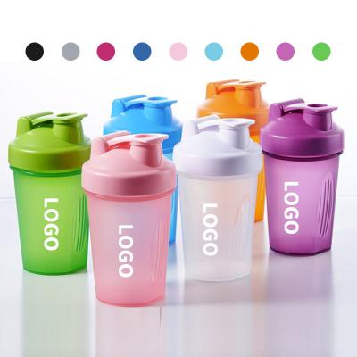 China Popular Small 400 Ml Glitter Plastic Shaker Bottle for Bubble Tea and Outdoor Sports for sale