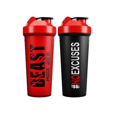 Cina American Style 400ml Fitness Protein Shaker Bottiglia con etichetta personalizzata in vendita