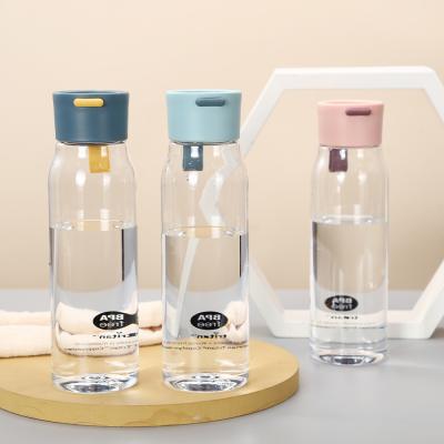 Cina 550ml Bpa Libero Capo di plastica a prova di perdite Riutilizzabile Bevande Tritano Bottiglia d'acqua Ideale per la corsa in vendita