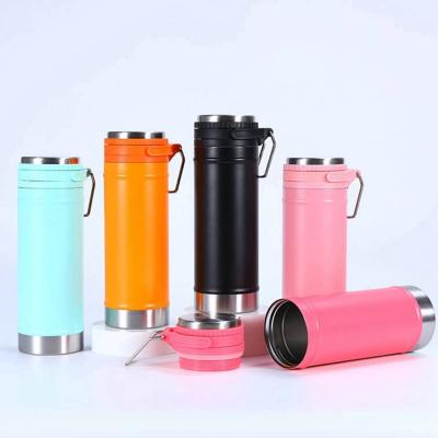Китай Улучшите свой опыт путешествия с помощью нашей портативной 750-миллиллиллитровой двойной стеновой кружки термоса продается