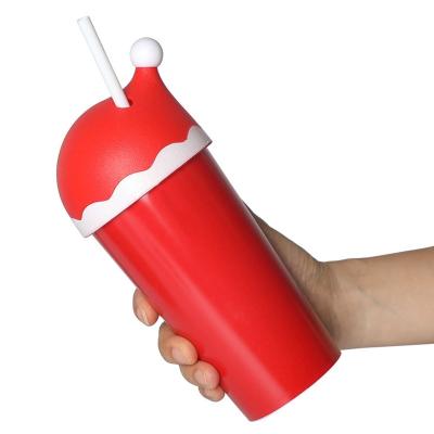 Cina Tazze tipo drinkware regalo di Natale 20oz tazza Tumbler con cappello di Babbo Natale coperchio e paglia in vendita