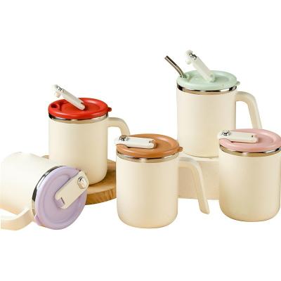 Китай Многоразовый изолированный вакуумный молочный бутылочек из нержавеющей стали с портативной крышкой ручки продается