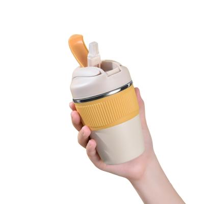 Китай Стальная кофейная кружка с силиконовым рукава вакуумно-изолированная бутылка с водой для путешествий продается