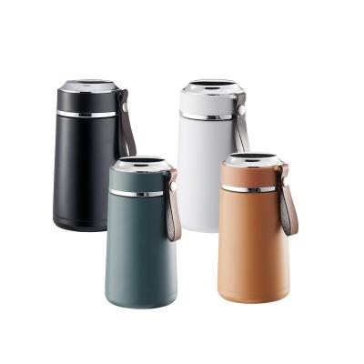 China Voltar à Escola Copo de vácuo de aço inoxidável de cor personalizada de 350 ml com corda portátil à venda