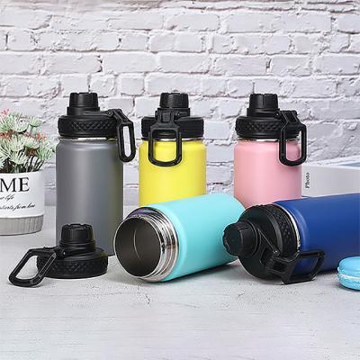 China 464g Peso Flasca de vácuo de parede dupla à medida Copo de garrafa de água de aço inoxidável à venda