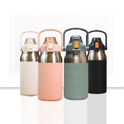 China Custom Logo 2023 Doppelwand Vakuum Edelstahl Wasserflasche für Outdoor-Reisen zu verkaufen