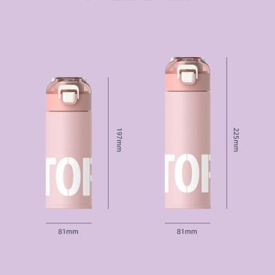 Cina 500 ml di bottiglia idraulica in acciaio inossidabile a vuoto con due metodi di bevuta in vendita