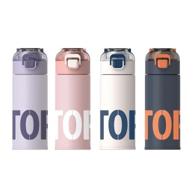 Cina 500 ml di bottiglia idraulica in acciaio inossidabile a vuoto con due metodi di bevuta in vendita