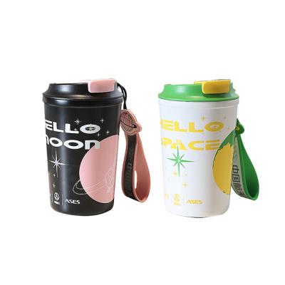China Copo de café de viagem de aço inoxidável reutilizável à prova de vazamento 380ml 510ml à venda