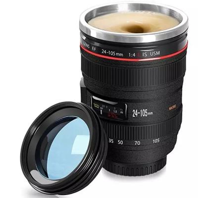 China Insulated Tumbler 24-105 Camera Lens Coffee Mug with Capacity 401-500ml and Logo Print for sale