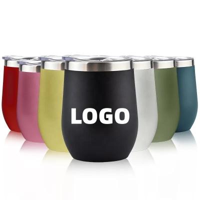 Китай Кампинговый случай 12 унций из нержавеющей стали Изолированная кружка в форме яйца с крышкой пищевого класса PP продается