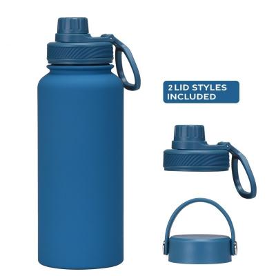 China Vacuum Flask Set Powder Coated Insulated Water Bottle For Camping Occasion Customized Logo for sale