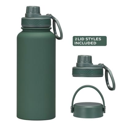 China Vacuum Flask Set Powder Coated Insulated Water Bottle For Camping Occasion Customized Logo for sale
