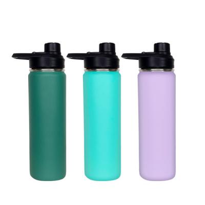 Cina 650 ml Bottiglia d'acqua per palestra Acciaio inossidabile per sport all'aria aperta Portatile in vendita