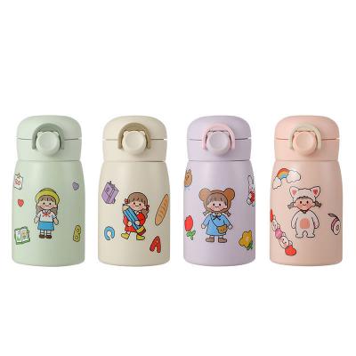 Cina Disegno di animazione 350 ml di acciaio inossidabile doppio bambini amore baby termosifero tenere bere caldo freddo in vendita