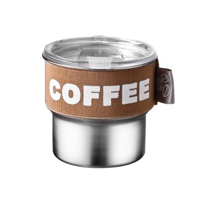 Cina Disegno creativo Tazza da caffè in acciaio inossidabile 304 400ml Personalizzabile per donne regalo ufficio in vendita