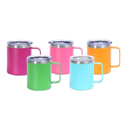China Custom Logo Personalized Travel Cup Stainless Steel Mug for Adults 12oz/14oz Capacity for sale