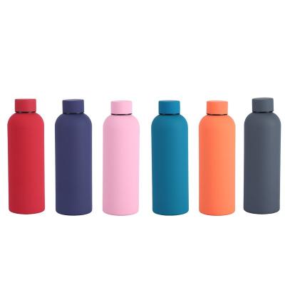 Cina 750 ml bottiglia sportiva in acciaio inossidabile a doppia parete a bocca piccola per acqua calda senza BPA in vendita