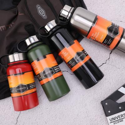 China 304 roestvrij staal dubbele wand vacuümfles waterfles voor reizen en buiten Te koop