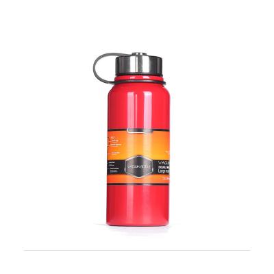 China 304 roestvrij staal geïsoleerde reis koffiebeker 1000 ml 1500 ml waterfles met handvat Te koop