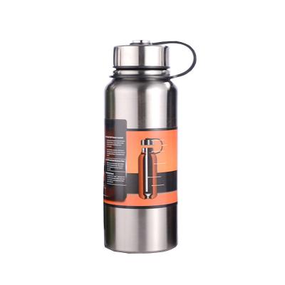 China 304 roestvrij staal geïsoleerde reis koffiebeker 1000 ml 1500 ml waterfles met handvat Te koop