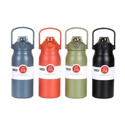 China Buitenwaterfles met draagbare handgreep en bounce cover accepteert aangepaste kleuren Te koop