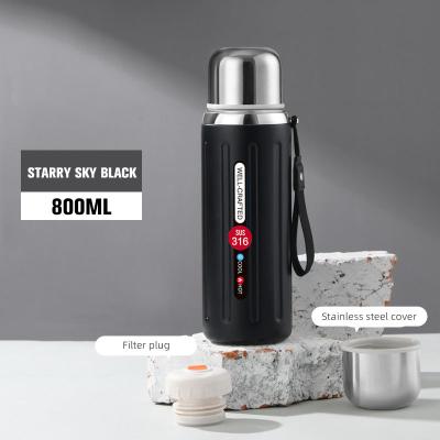 Cina Logo personalizzato 600ml 800ml Acciaio inossidabile Isolata bottiglia d'acqua con OEM / ODM accettabile in vendita