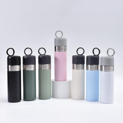 China Flasca de vácuo de aço inoxidável de 500 ml para viagens isoladas por parede dupla à venda