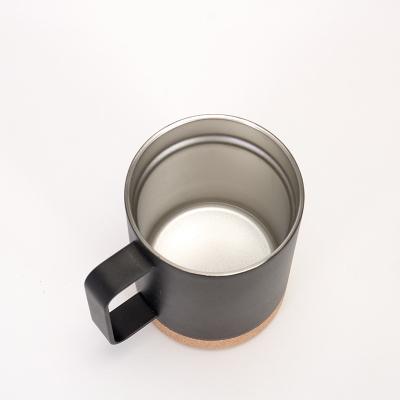 China Voorbeeld verstrekt 12 oz roestvrij staal sublimatie bier koffie tumbler met kurk bodem Te koop