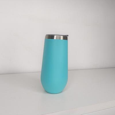 Cina Bottiglie a vuoto termoli 10 oz Champagne Tumbler con stampa del logo personalizzato in vendita