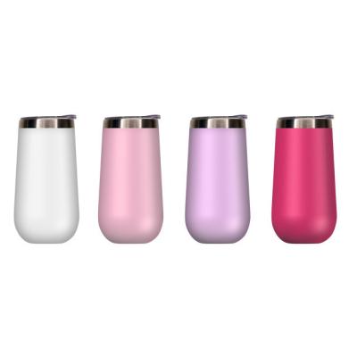 China Kids 10oz 6oz Egg Shape Wine Cup Vacuum Insulated Stainless Steel Sublimation Tumbler factory