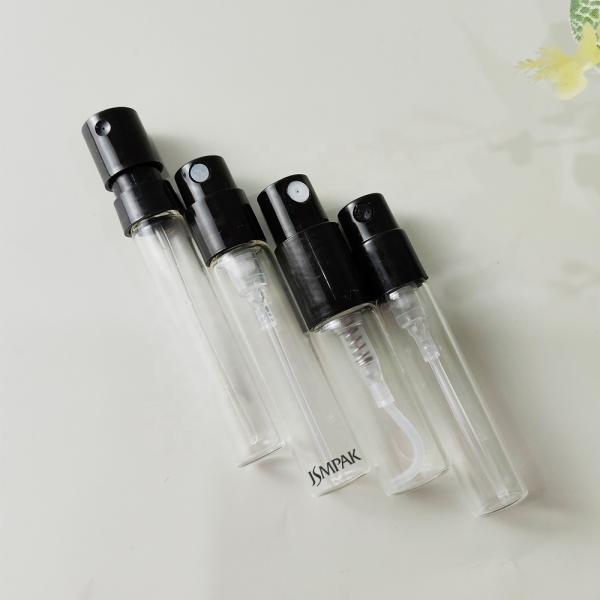 Quality Custom 1ml 1.5ml 2ml Mini Perfume Sample Atomizer Tester Transparent Glass Spray for sale